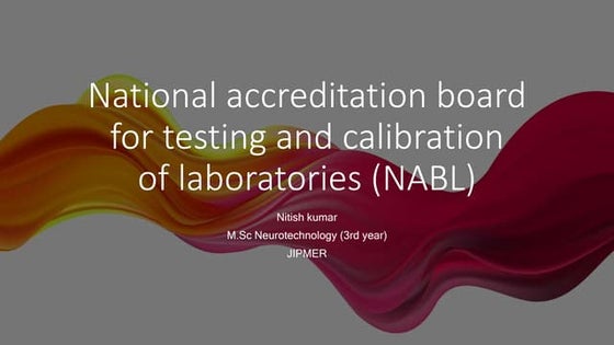 NABL ACCREDITATION | PPTX