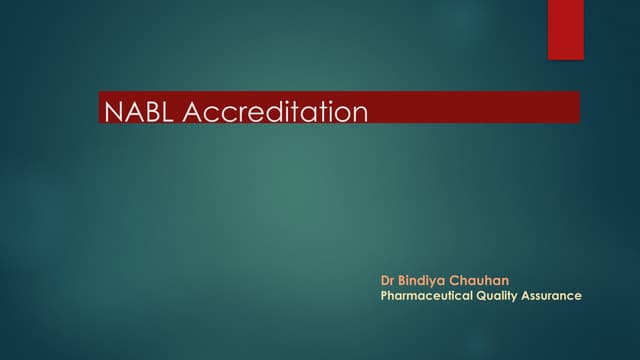 NABL ( NATIONAL ACCREDITATION BOARD DOR TESTING AND CALIBRATION ...