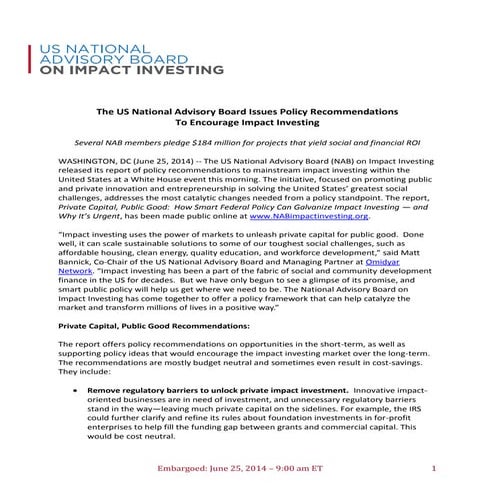 Fostering Economic Development | PDF