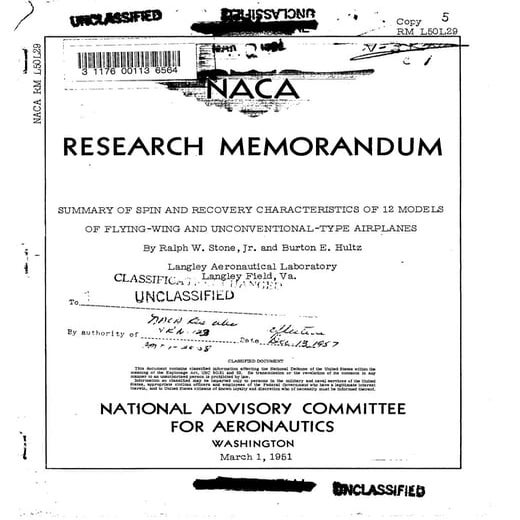 Naca flying wing | PDF