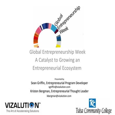 10 Lessons For Building An Entrepreneurial Ecosystem In Your Community