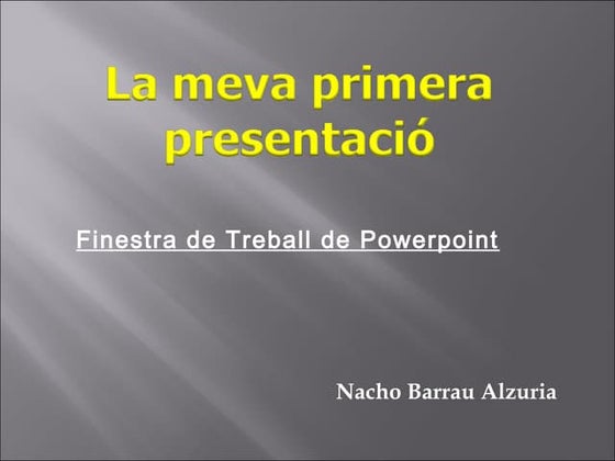 Exercici 1 | PPT