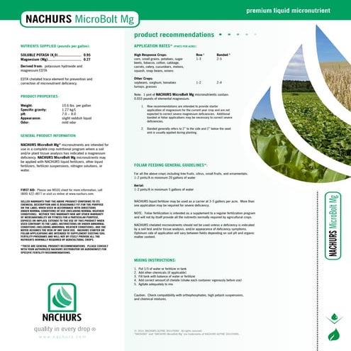 Nachurs micro bolt mg | PDF