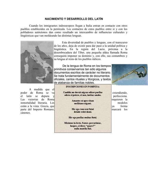 Historia del latín | PPT