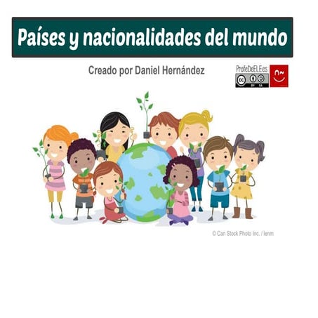 Países y nacionalidades del mundo (e hispanas) | PDF