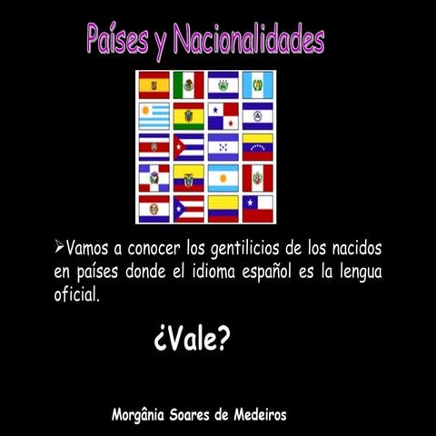 Nacionalidades (paises hispanos) | PPT