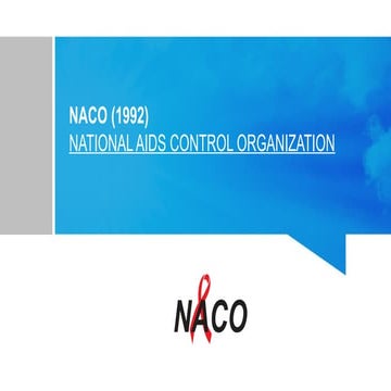 NACO national aids controll organization | PPTX