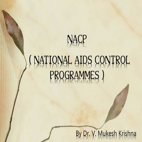 National Aids Control Programs | PPT