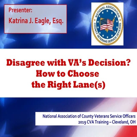 NACVSO 2019 CVA TDIU | PPT