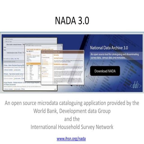 National Data Archive (NADA) 3.0 | PPT