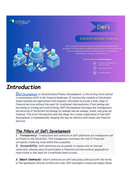 Why Choose DeFi Development for Startups in 2025.pdf