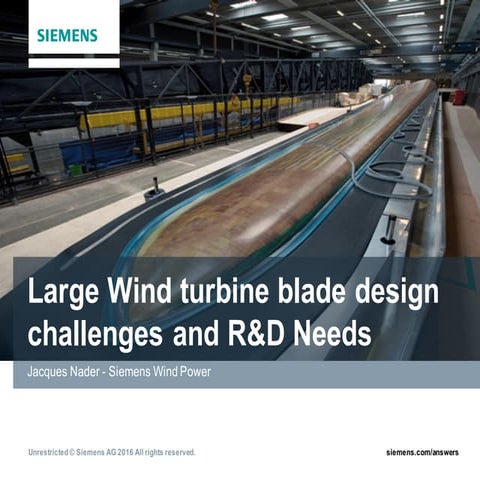 Wind Turbine Blade Design Dimensions