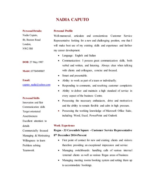 CV Farah Kahin | PDF