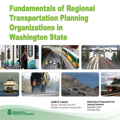 Fundamentals of Regional Transportation Planning Organizations in ...