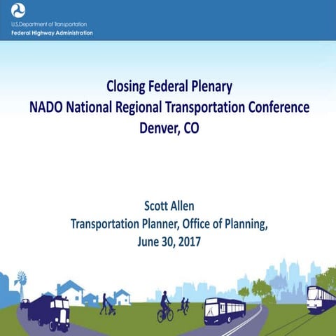 Federal Highway Administration Planning Update | PPT