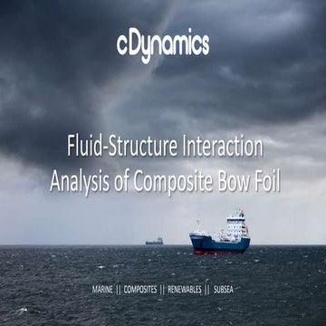 cDynamics AS NAFEMS Nordic 2018 Presentation | PPT