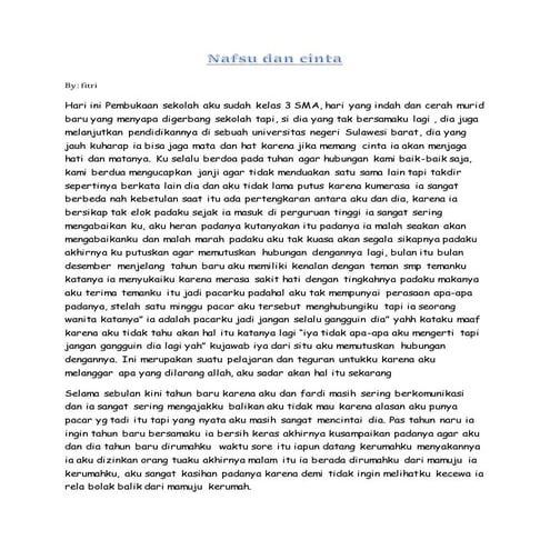 Nafsu Dan Cinta Pdf