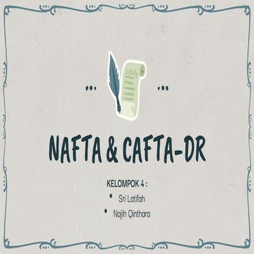 'NAFTA & CAFTA-DR'.pptx