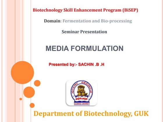 Media formulation | PPT
