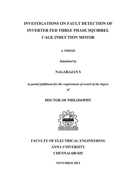 Detection Of Static Air Gap Eccentricity In Three Phase Induction Motor By Using Artificial