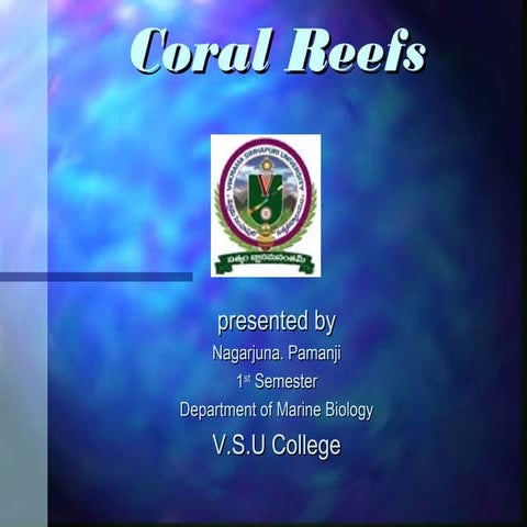 ppt coral reefs final | PPT