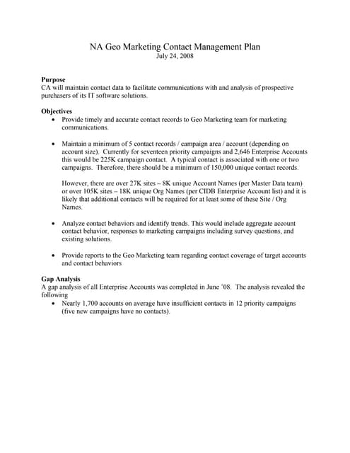 Contact Management | PPT