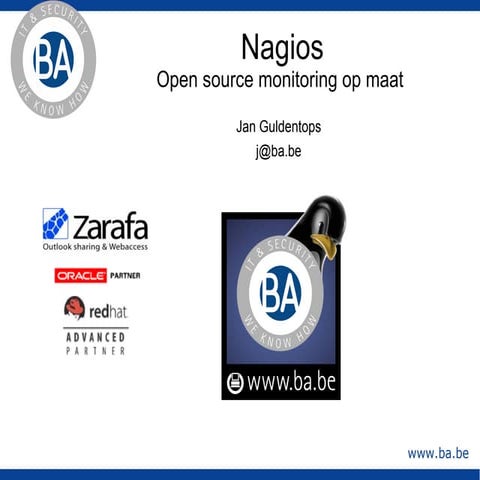 Nagios Open Source Monitoring | ODP