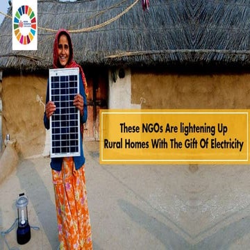 Nagrikfoundation - These NGOs are lightening up rural homes with the ...