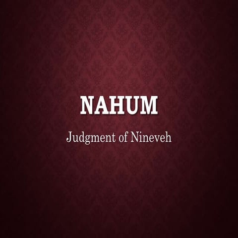 Nahum | PPTX