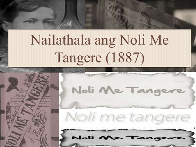 Pabalat ng Noli Me Tangere | PPS