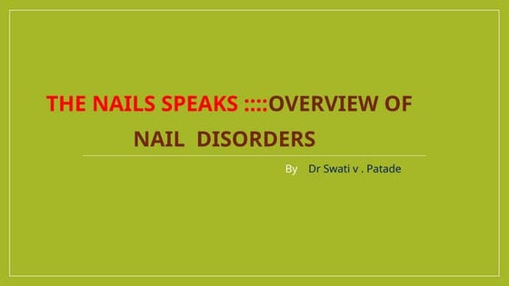 NAIL DISORDER TOPIC FOR GRADE 9 STS.pptx