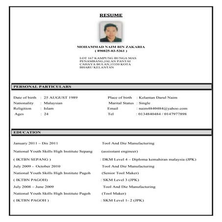 Naim resume (1) | PDF
