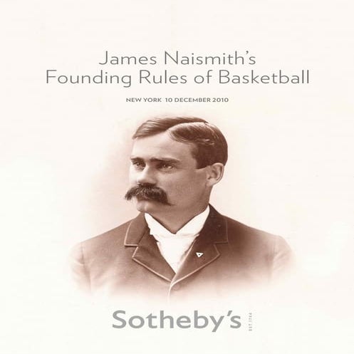 James Naismith’s Founding Rules of Basketball | PDF