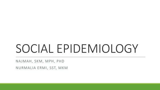 Bab ii perhitungan dalam epidemiologi (part 2) | PPTX
