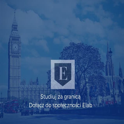 Elab - studia za granicą - jak dobrze wybrać? | PPT