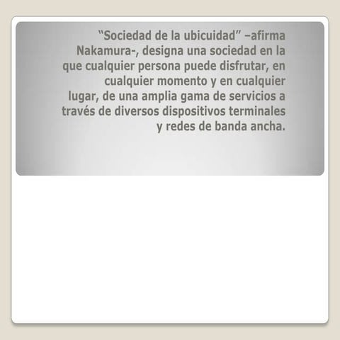 Nakamura presentacion (1) | PPTX | Technology & Computing