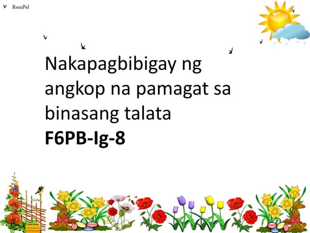 Aralin 9_Pagtangkilik sa Sariling Produkto para sa Pag-unlad at ...