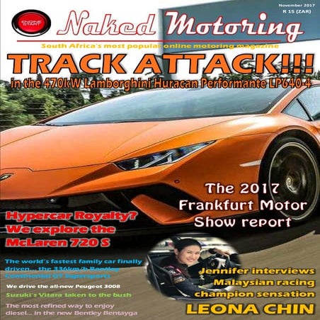 Naked motoring magazine NOV 2017 LEONA CHIN Page 26-29 | PDF