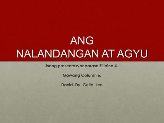 Olaging Epic: Agyu of Bukidnon | PPT | Religion & Spirituality