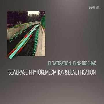 Nala (sewerage) plantation designs | PPTX