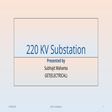 220 66 kv nrs sub report | PDF