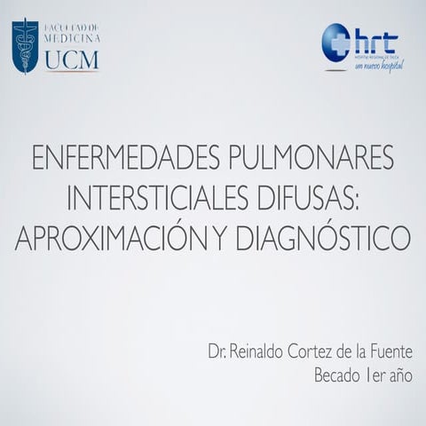 Enfermedad Pulmonares Intersticiales Difusas: Aproximación y Diagnóstico | PDF | Lung and ...
