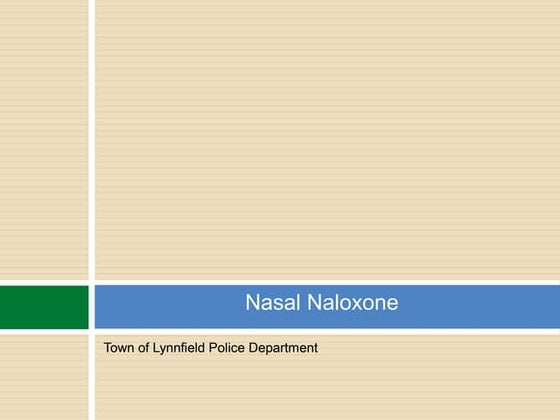 Naloxone Program | Penelope Wood | PDF