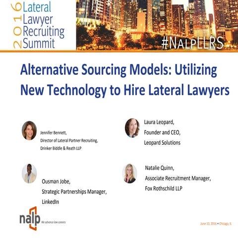 Alternative Sourcing Models for Lateral Lawyers | PPT