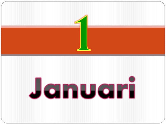 Senarai nama bulan dalam setahun | DOCX