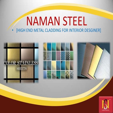 Designer and color stainless steel metal sheets and profiles catalog ...