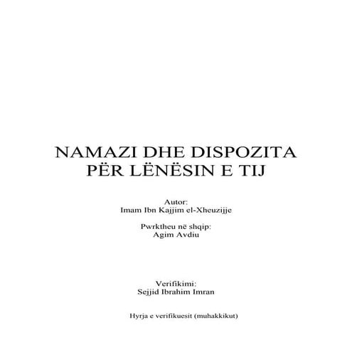 Namazi | PDF