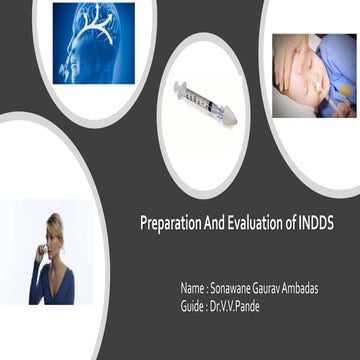 Intranasal Drug Delivery System INDDS | PPT