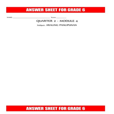 Activity 31b Answer Sheet