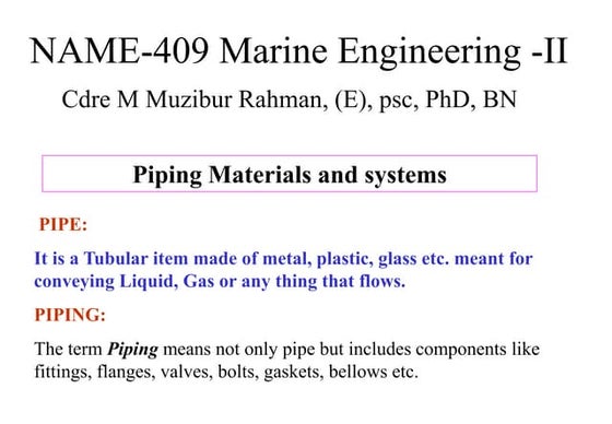 Piping Material Specification | PDF